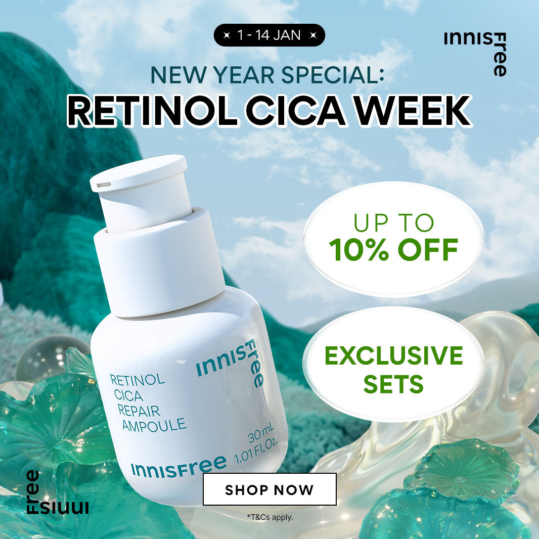 [1 - 14 JAN] New Year Special: Retinol Week – INNISFREE Singapore